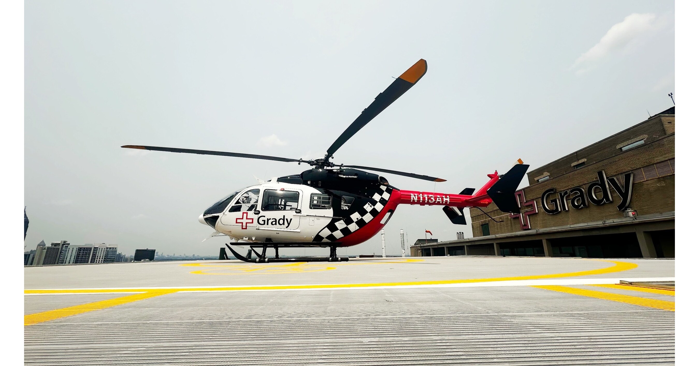 Grady Launches Emergency Medical Helicopter in Partnership with Air Methods