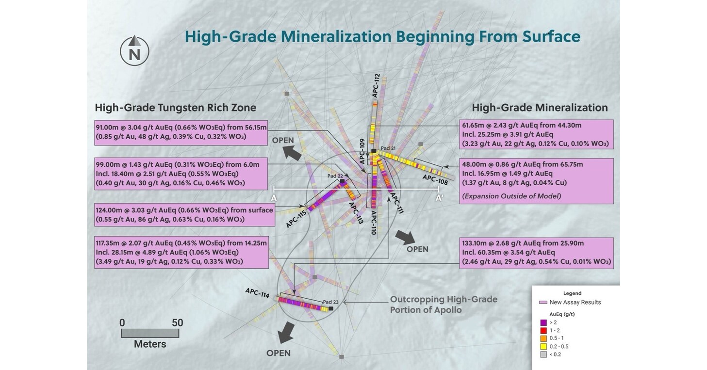 Collective Mining Expands the Outcropping Portion of Apollo by Drilling ...