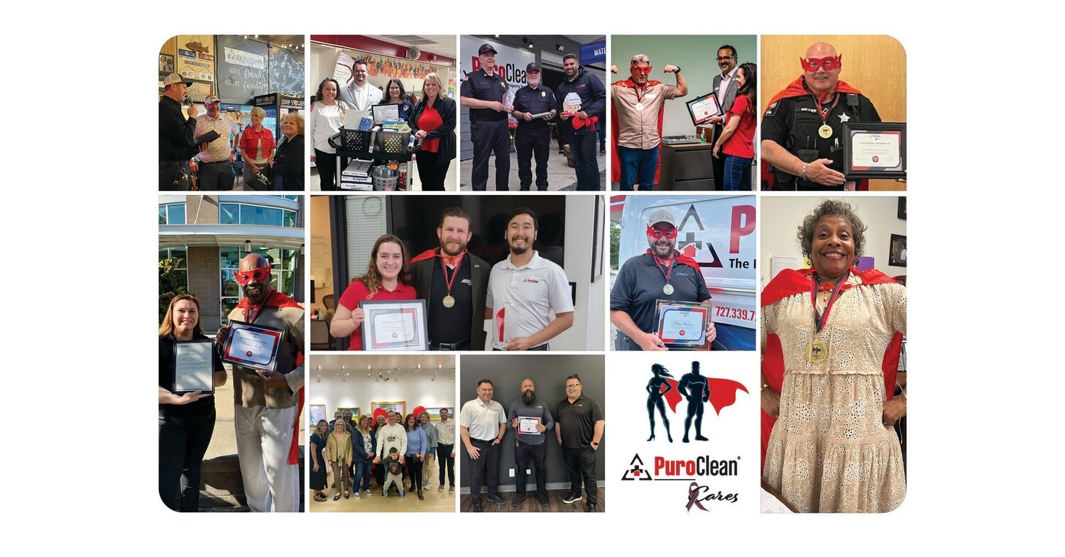 PuroClean Honors Local Leaders with PuroClean Cares® National Superhero ...