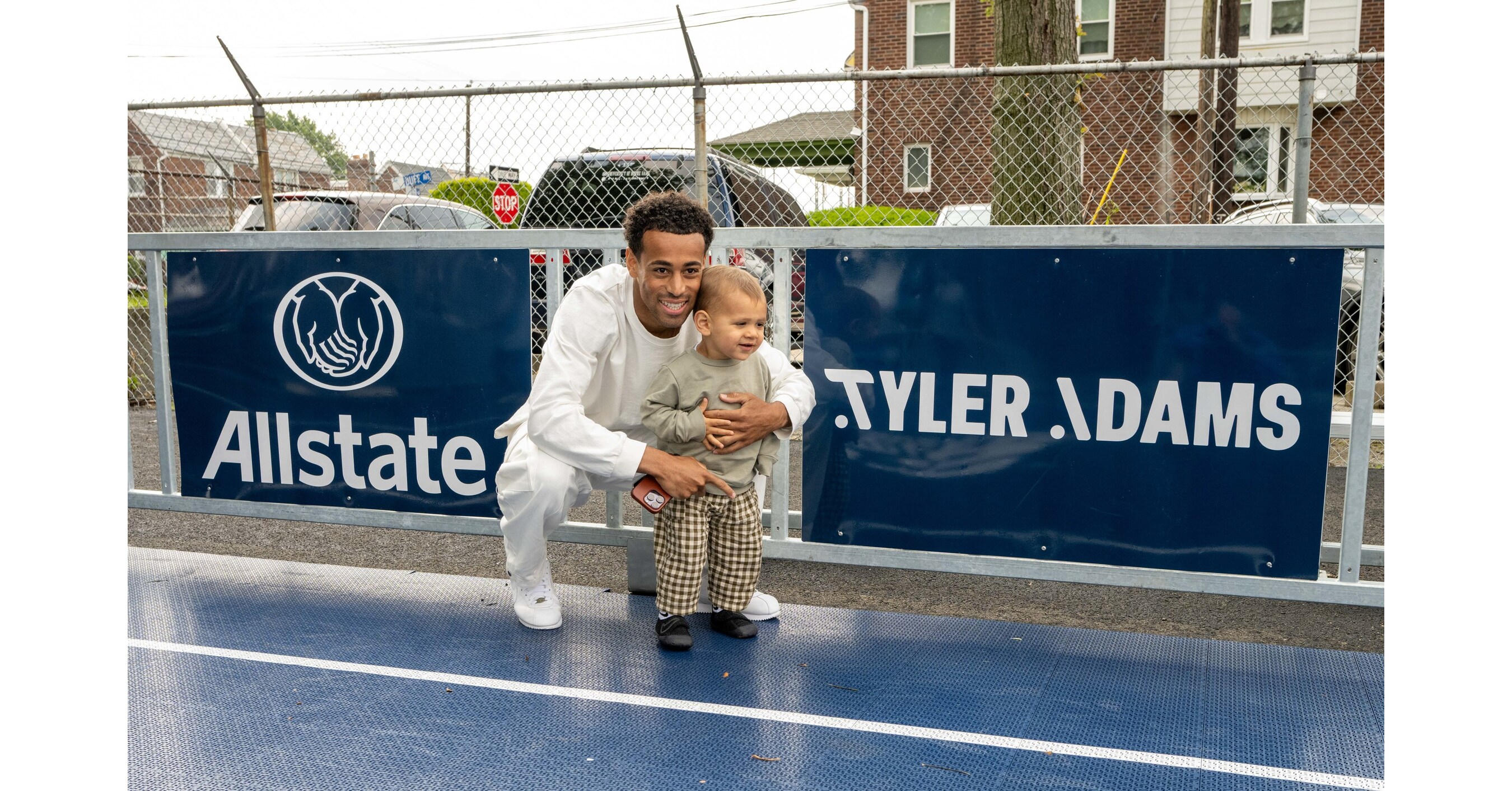 Allstate and Tyler Adams unveil mini-pitch for youth in Philadelphia