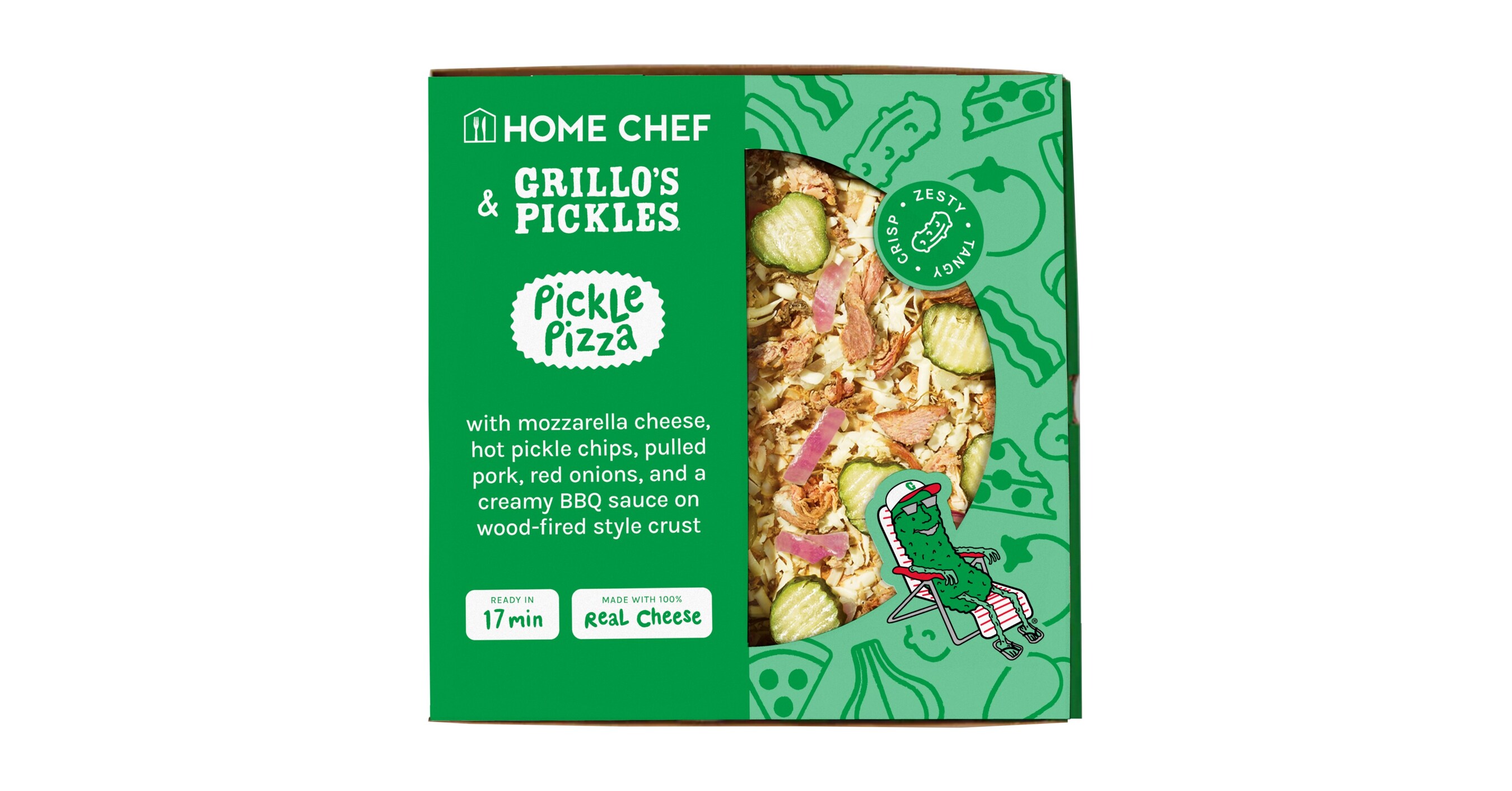 Home Chef Debuts Pickle Pizza with Grillo's Pickles, Classic Seasoned ...