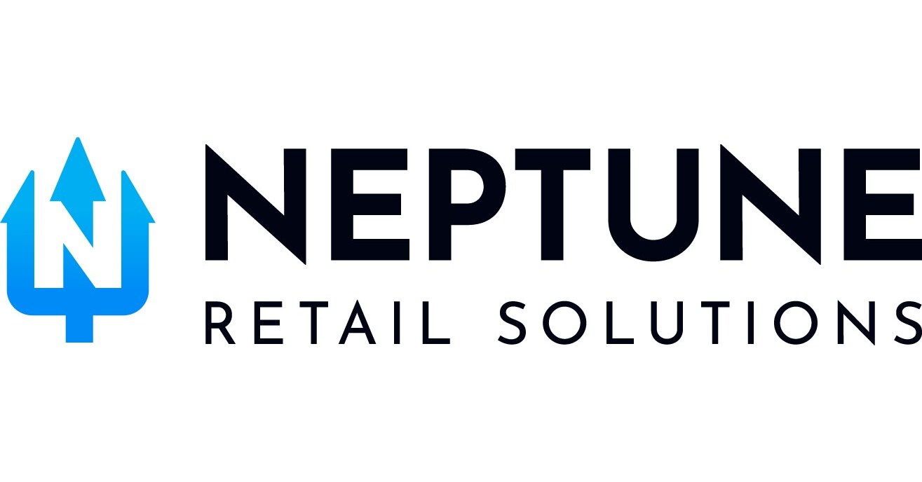 Neptune Logo Neptune Poseidon Trident Shield Retro Digital Art By ...