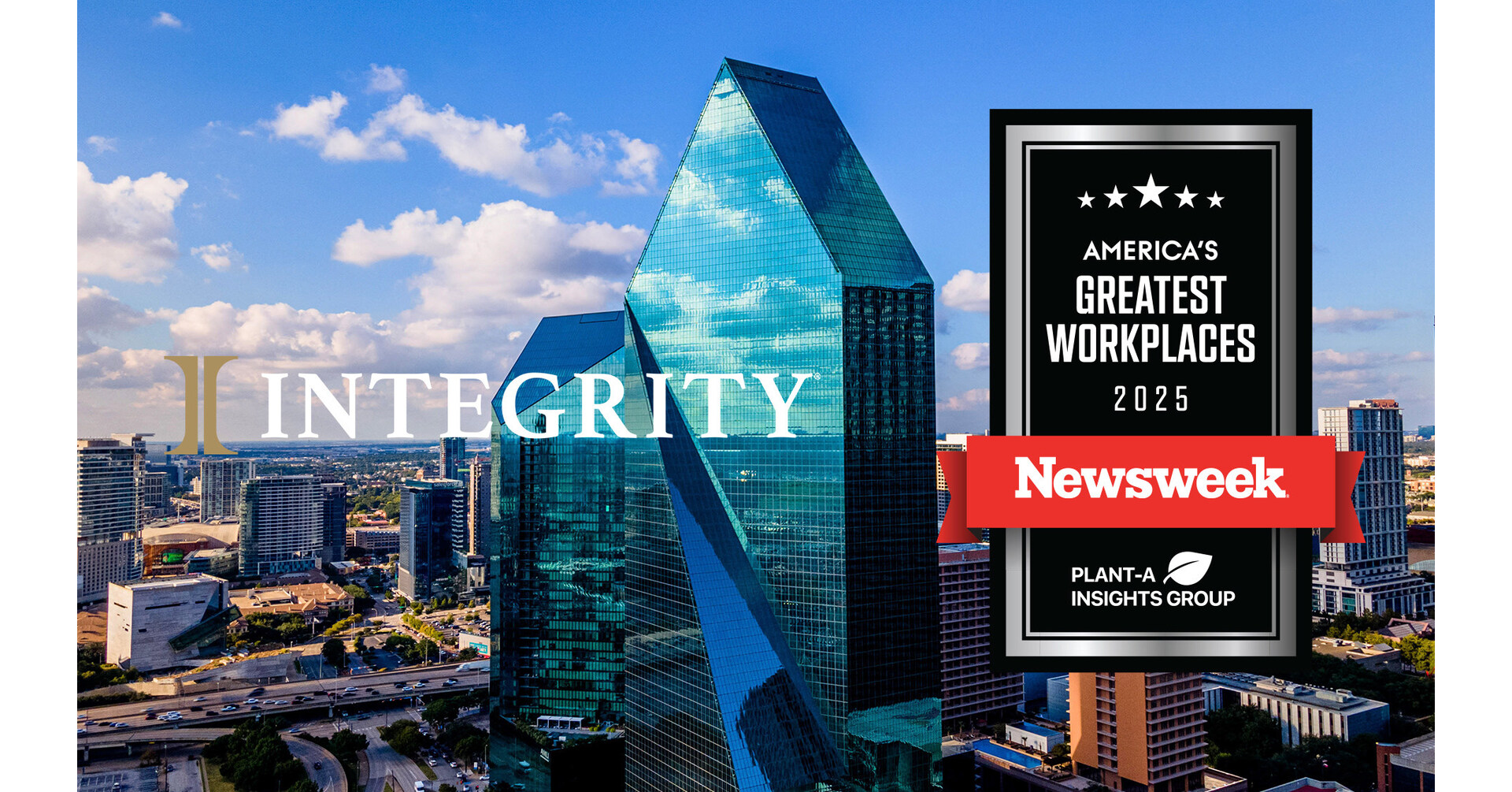 Newsweek Names Integrity One of America's Greatest Workplaces