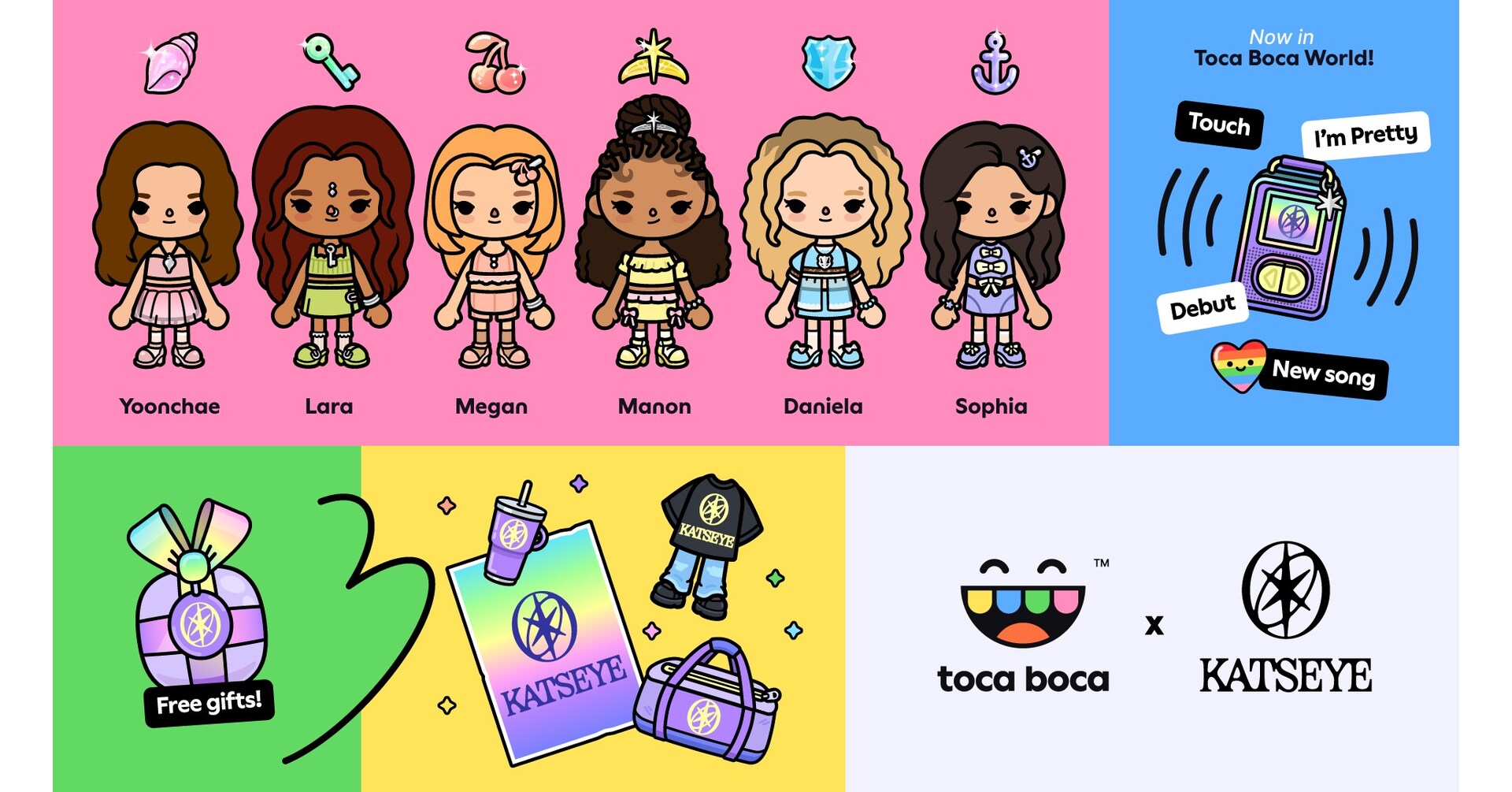Global Music Group KATSEYE Enters Toca Boca World™ as the First-Ever ...
