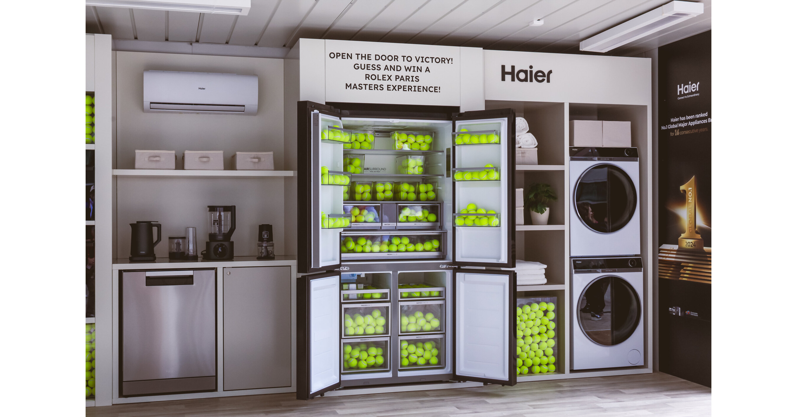 HaierとRoland-Garrosの戦略的パートナーシップが3年目に突入、卓越性という共通の価値観を推進