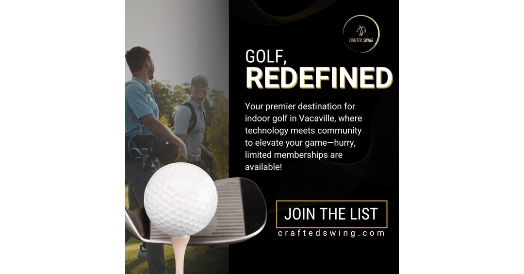 Crafted Swing: Vacaville's Premier Indoor Golf Practice Facility Set to Open Summer 2025