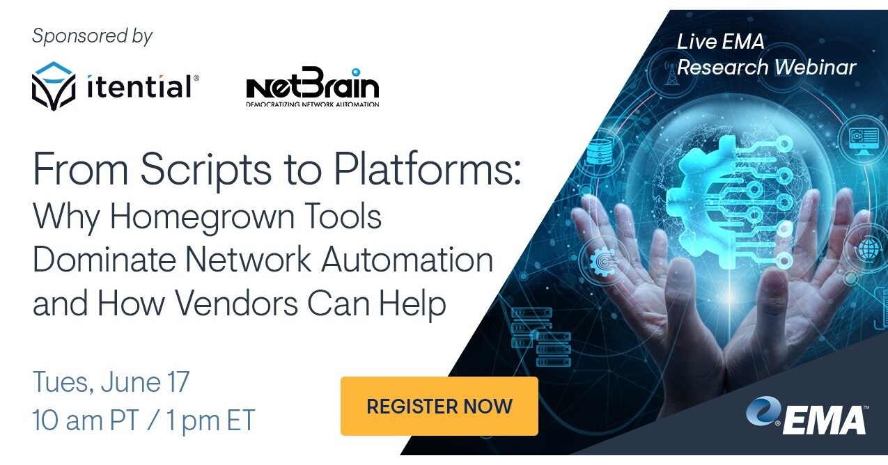 EMA Research Uncovers Challenges of DIY Network Automation and How ...