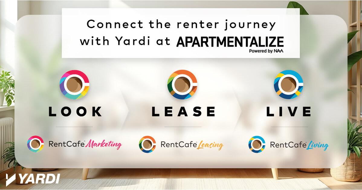 Connect the renter journey with Yardi at Apartmentalize
