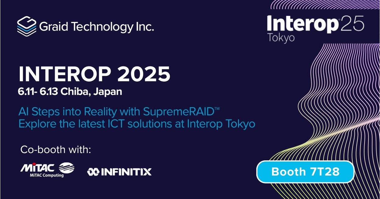 Graid Technology to Showcase Next-Gen AI & HPC Storage at Interop Japan 2025