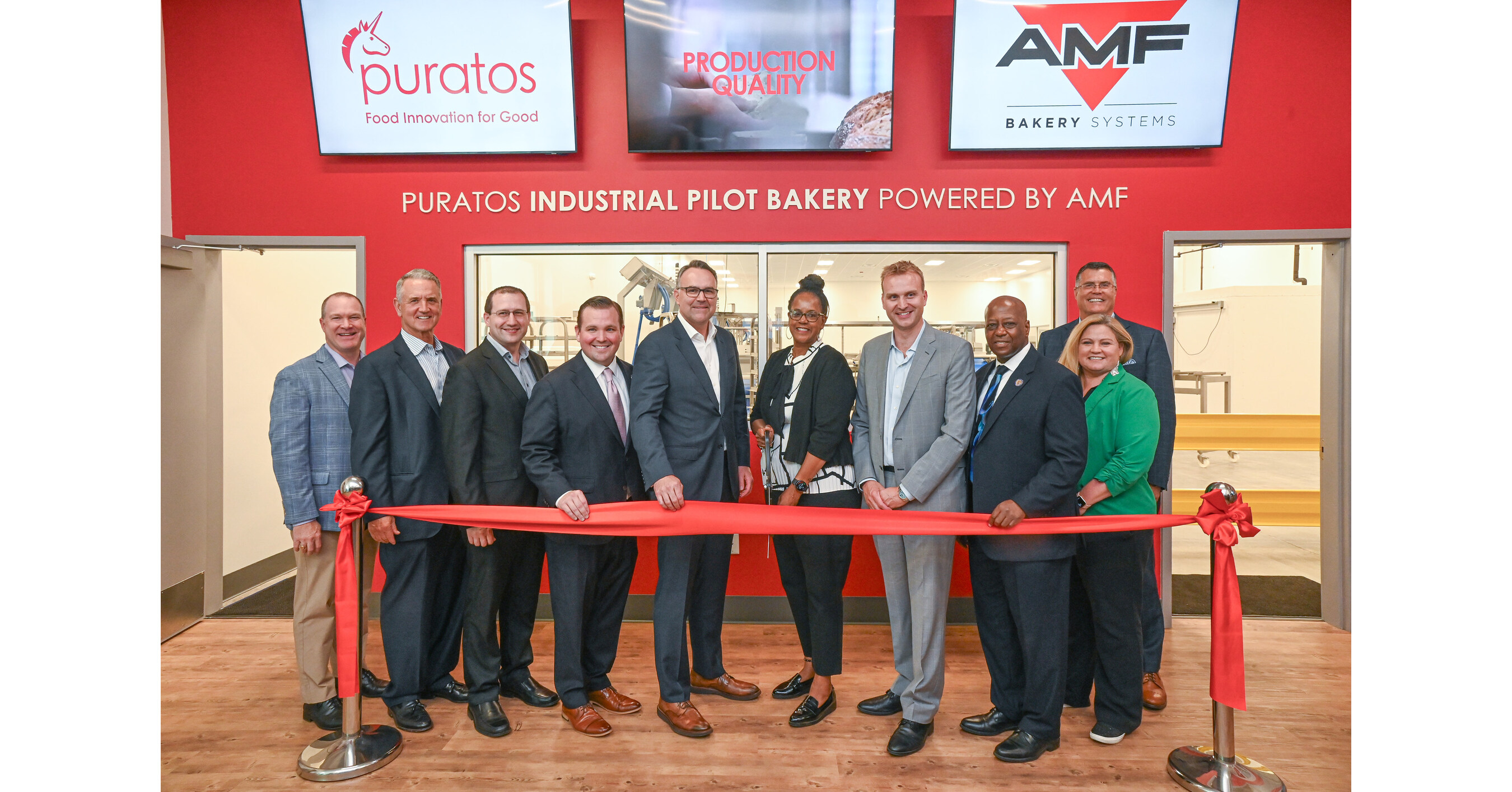Puratos and AMF Bakery Systems Launch Cutting-Edge Pilot Bakery Plant ...