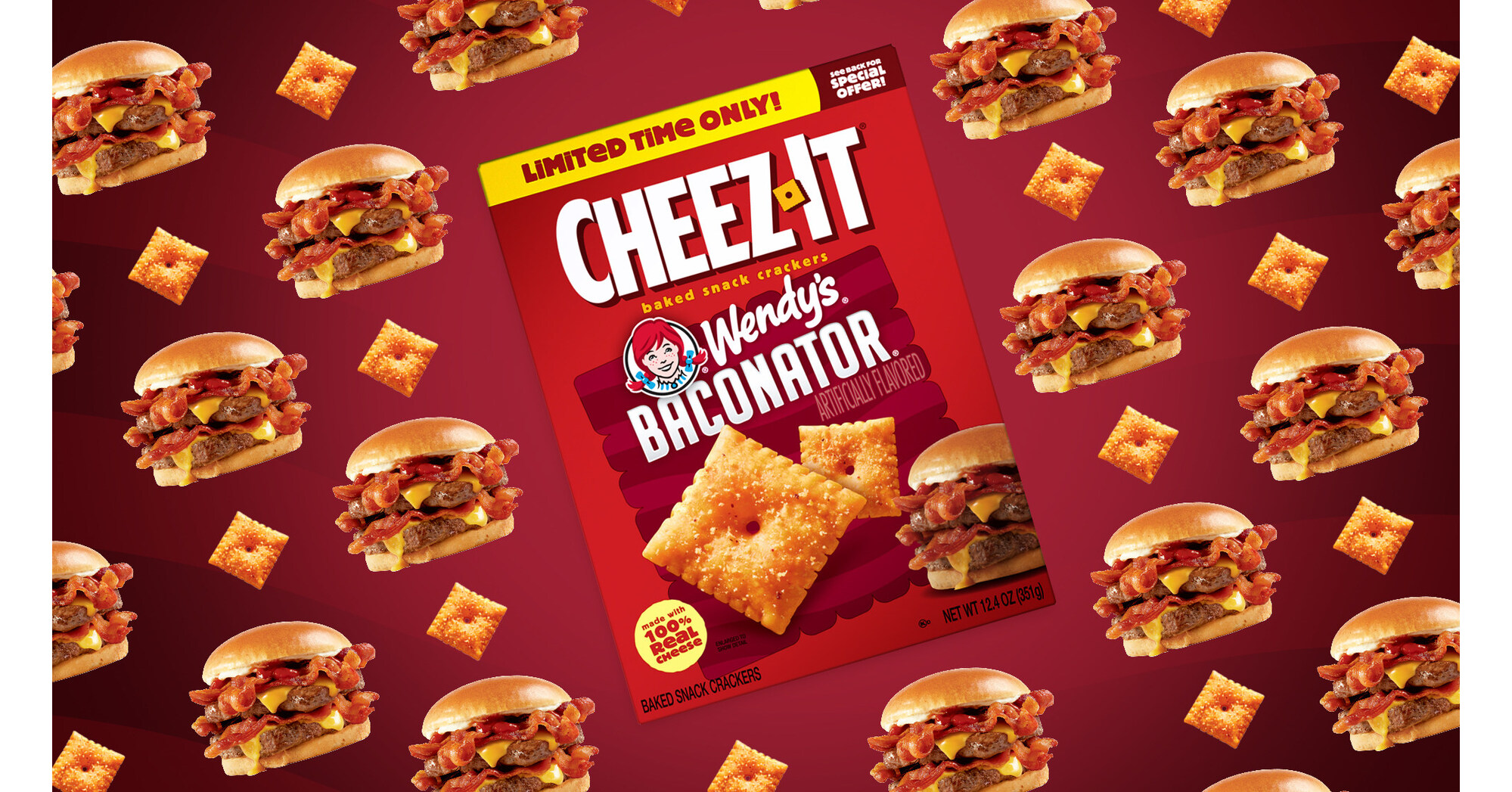 CHEEZ-IT® AND WENDY'S® STACK UP THE FLAVOR WITH LIMITED-EDITION BACONATOR® CRACKERS - Jun 10, 2025