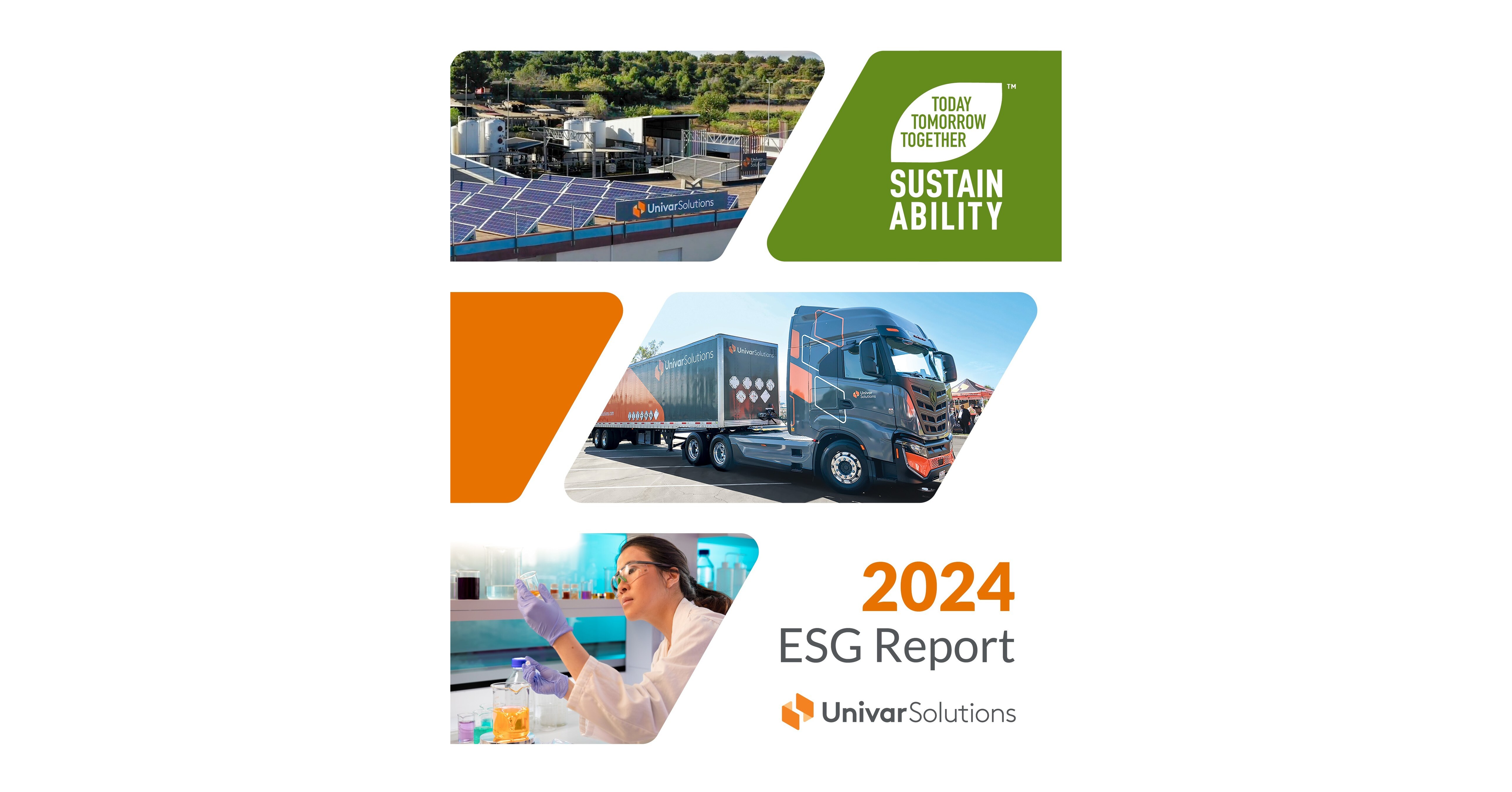 Univar Solutions Publishes 2024 Environmental, Social and Governance (ESG) Report - Jun 10, 2025