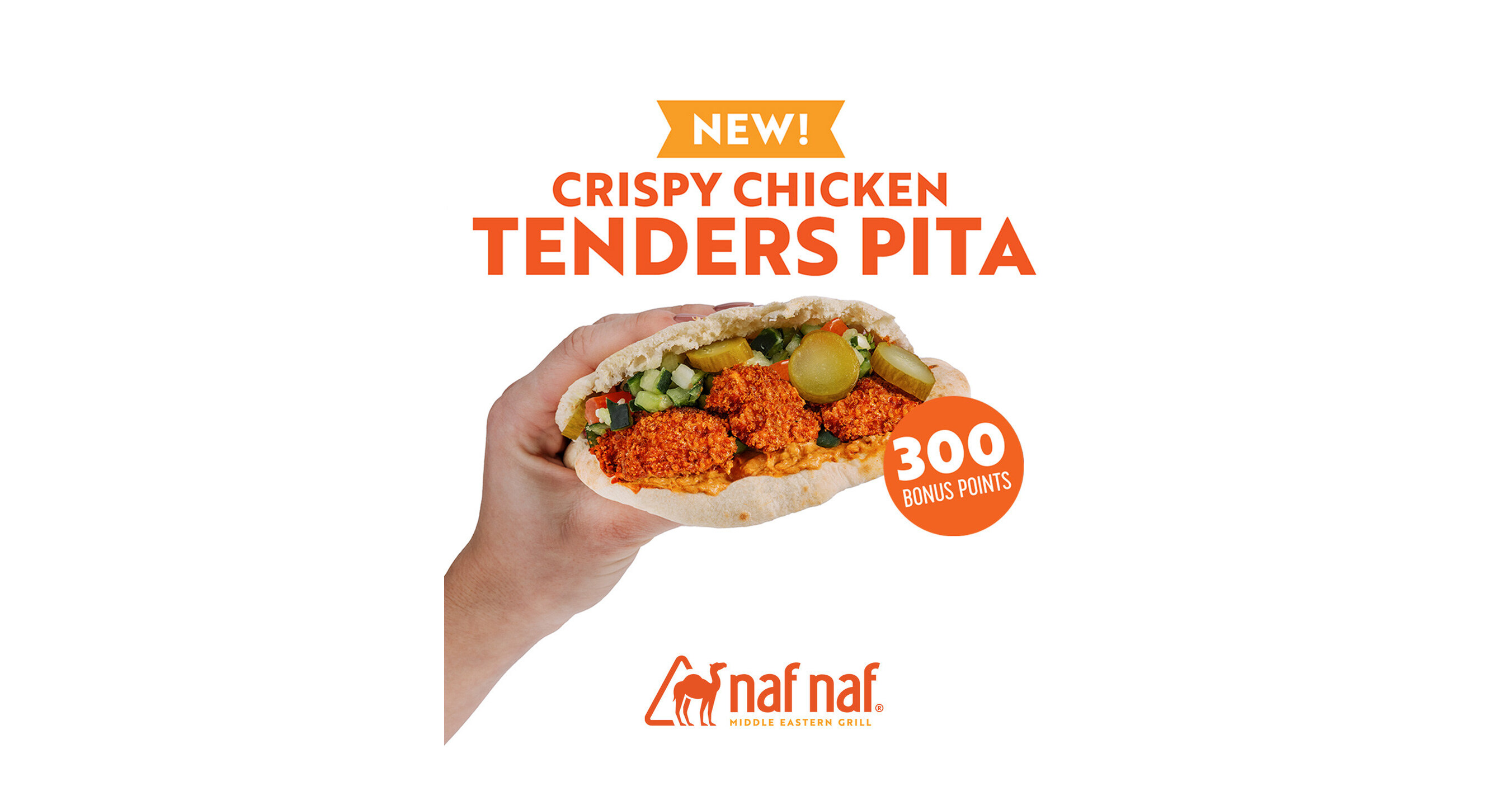 Naf Naf Grill Launches NEW! Crispy Chicken Tenders -- A Bold, Flavorful ...