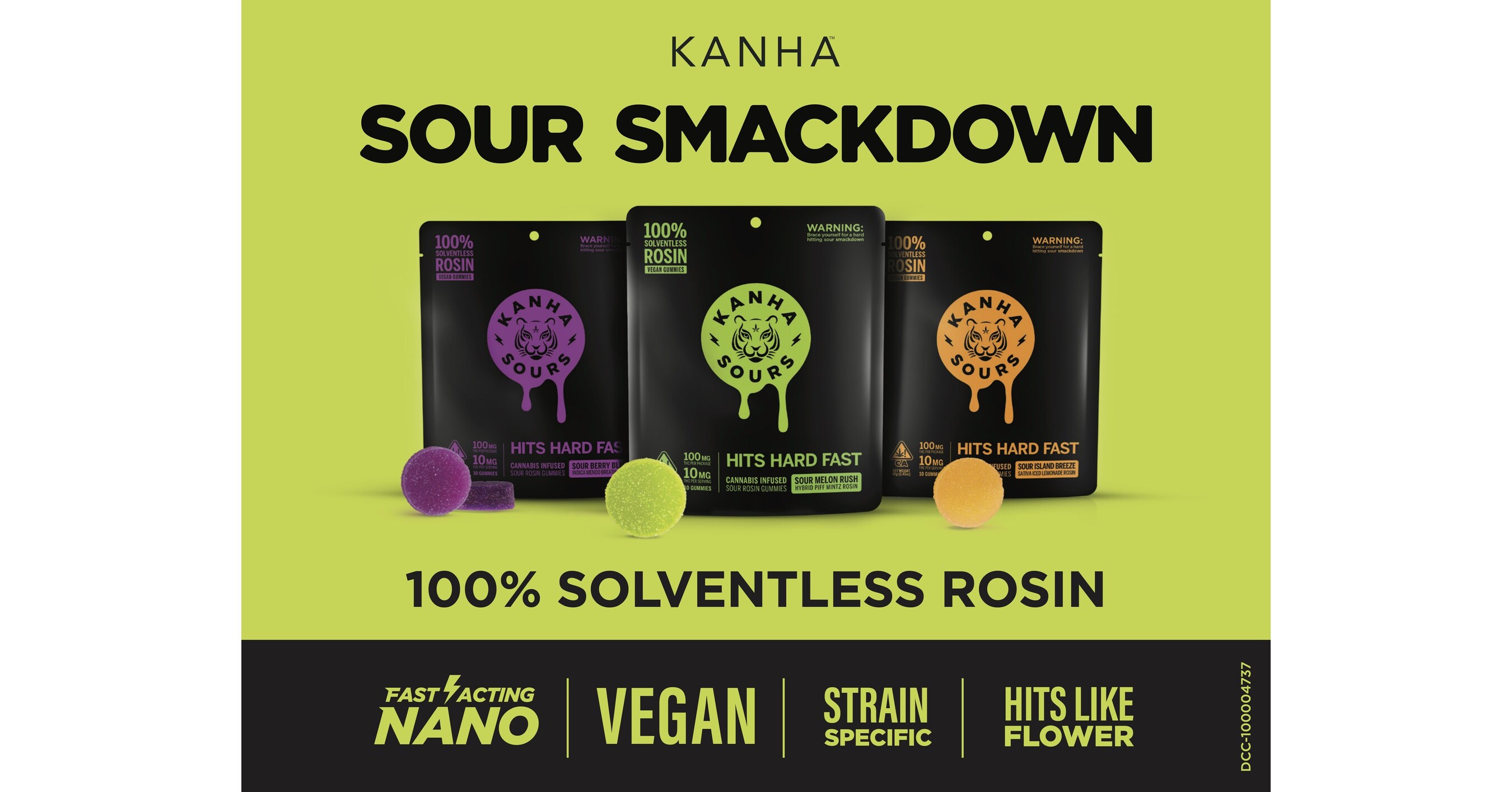 KANHA Unleashes Rosin Sours, Marking 10 Years of Edible Innovation