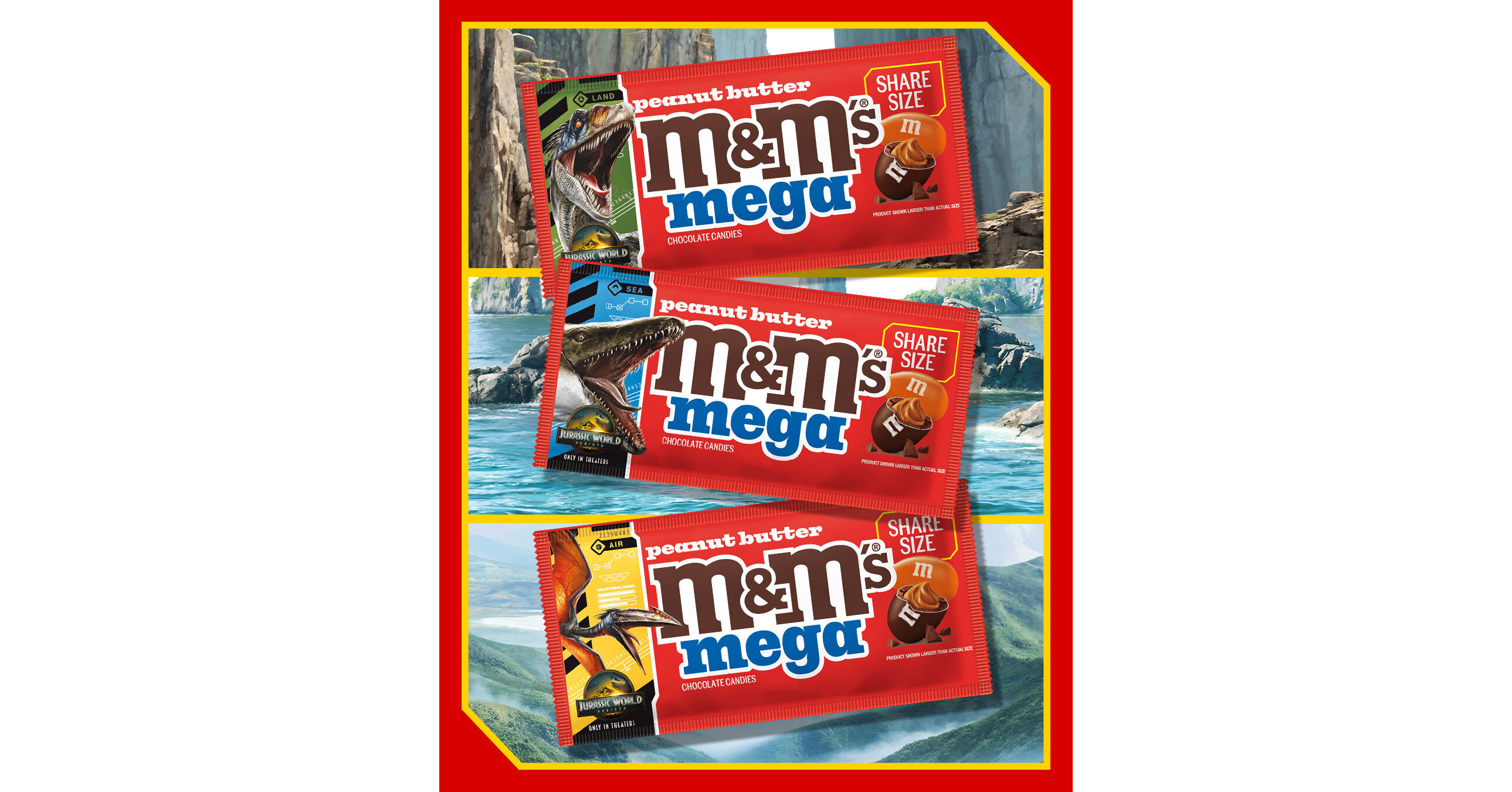 Mars Goes Mesozoic: M&M'S® Releases Limited-Edition, Jurassic World ...