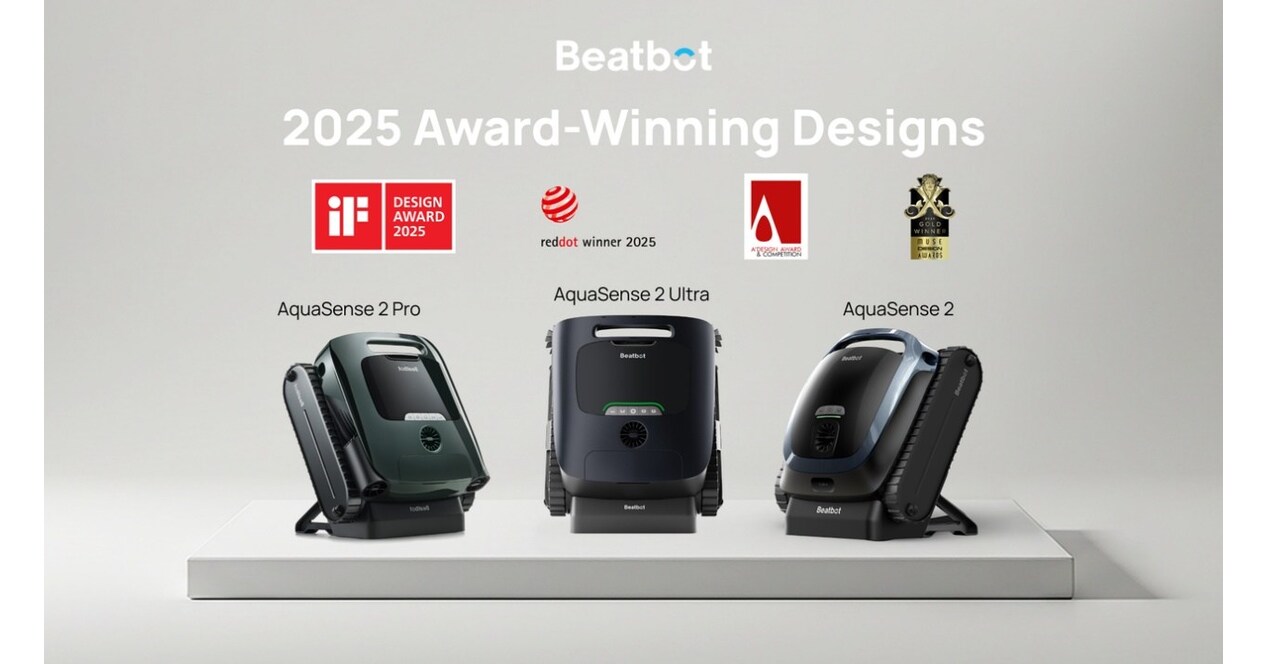 Beatbot Pool Cleaning Robots Win Two More Top Global Design Awards