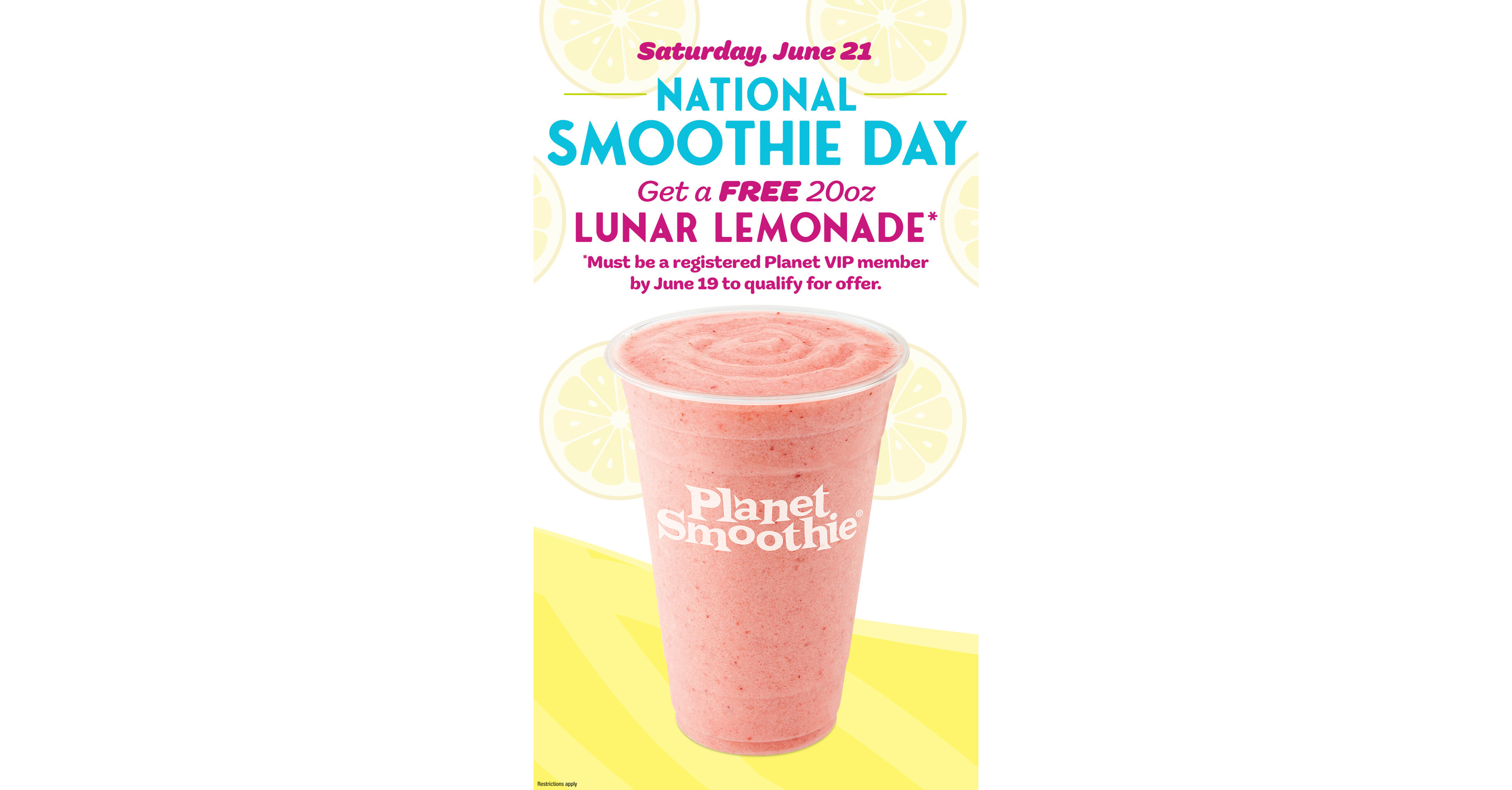 Planet Smoothie Celebrates National Smoothie Day with FREE Smoothies ...