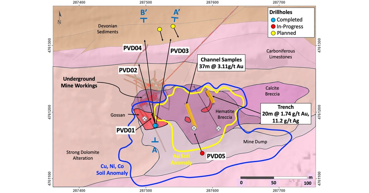 PAN GLOBAL INTERCEPTS FURTHER HIGHER-GRADE GOLD AND COPPER ...