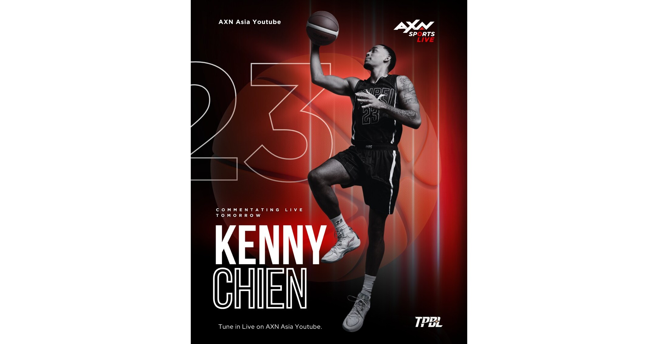 KC Global Media Welcomes TPBL Star Kenny Chien as First Active Player ...