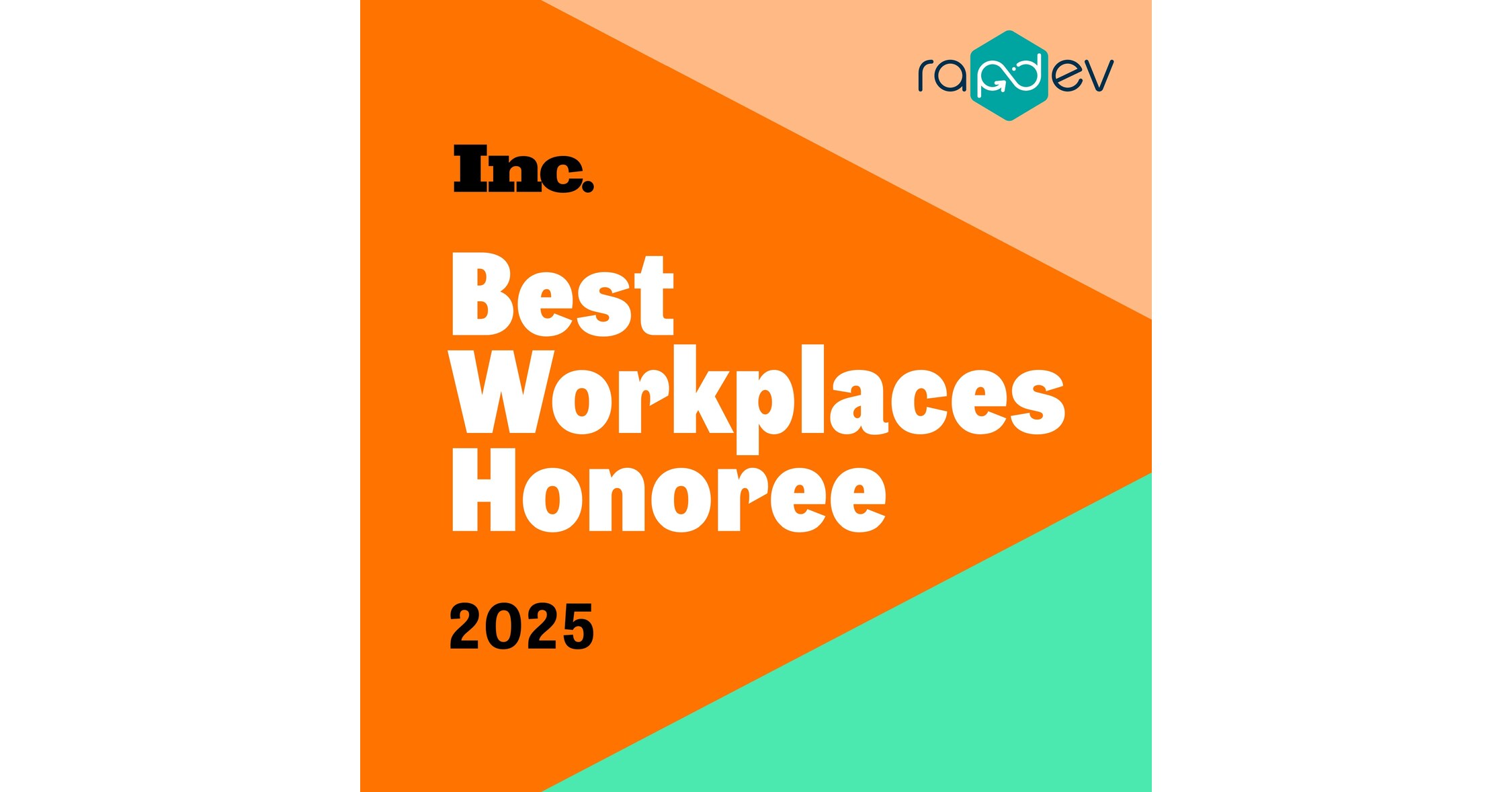 RapDev Named to Inc.'s 2025 Best Workplaces List