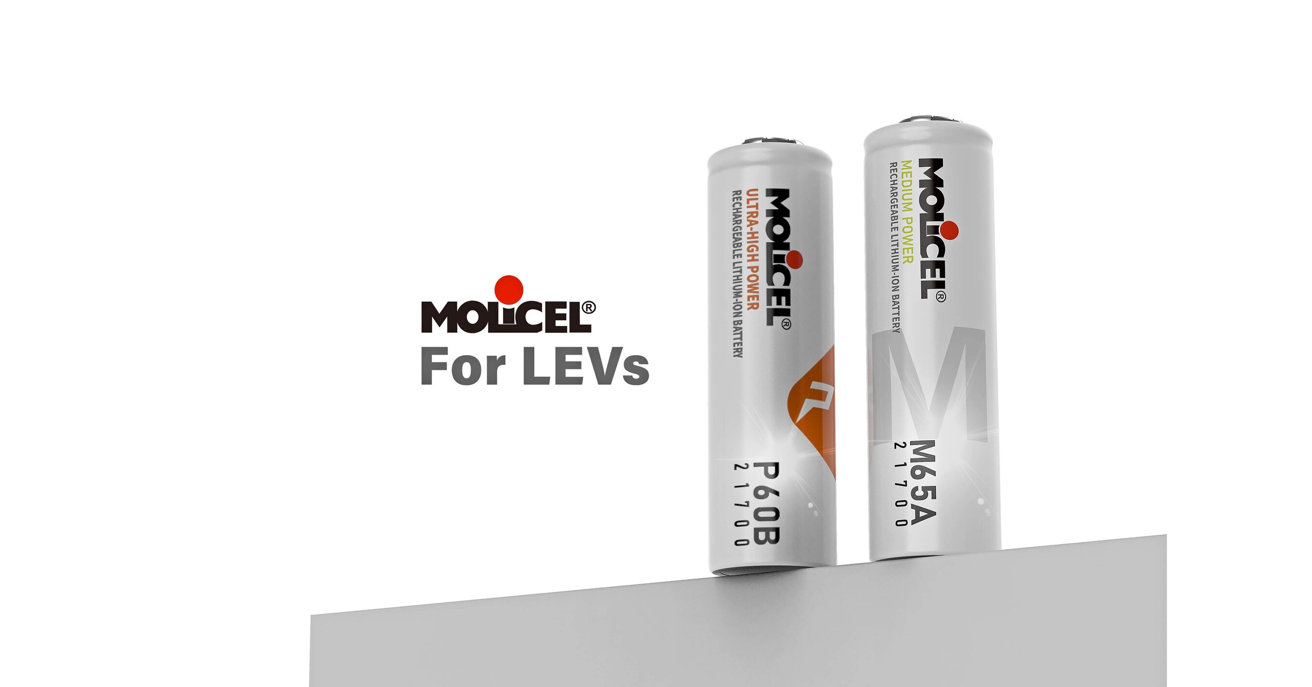 Molicel推出INR-21700-M65A和INR-21700-P60B電池 該公司藉此為電動自行車和輕型電動車領域開創市場領先的動力解決方案