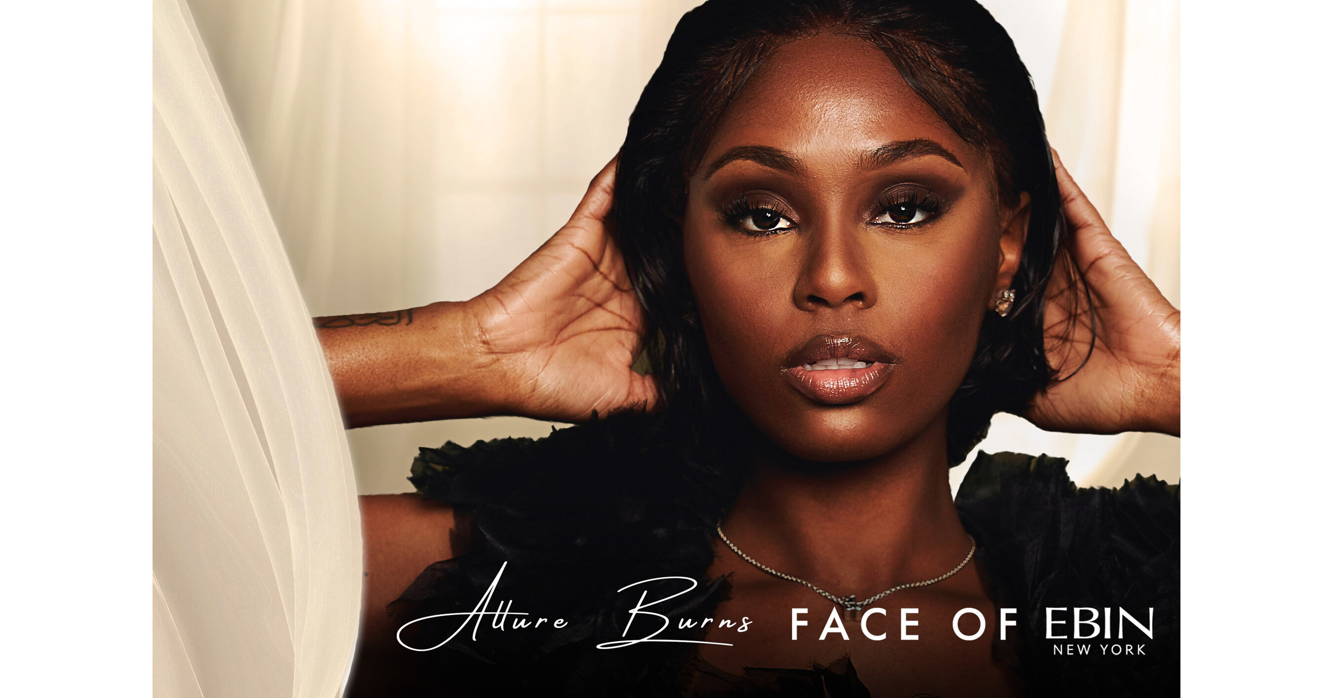 EBIN New York Announces Allure Burns as the Face of EBIN