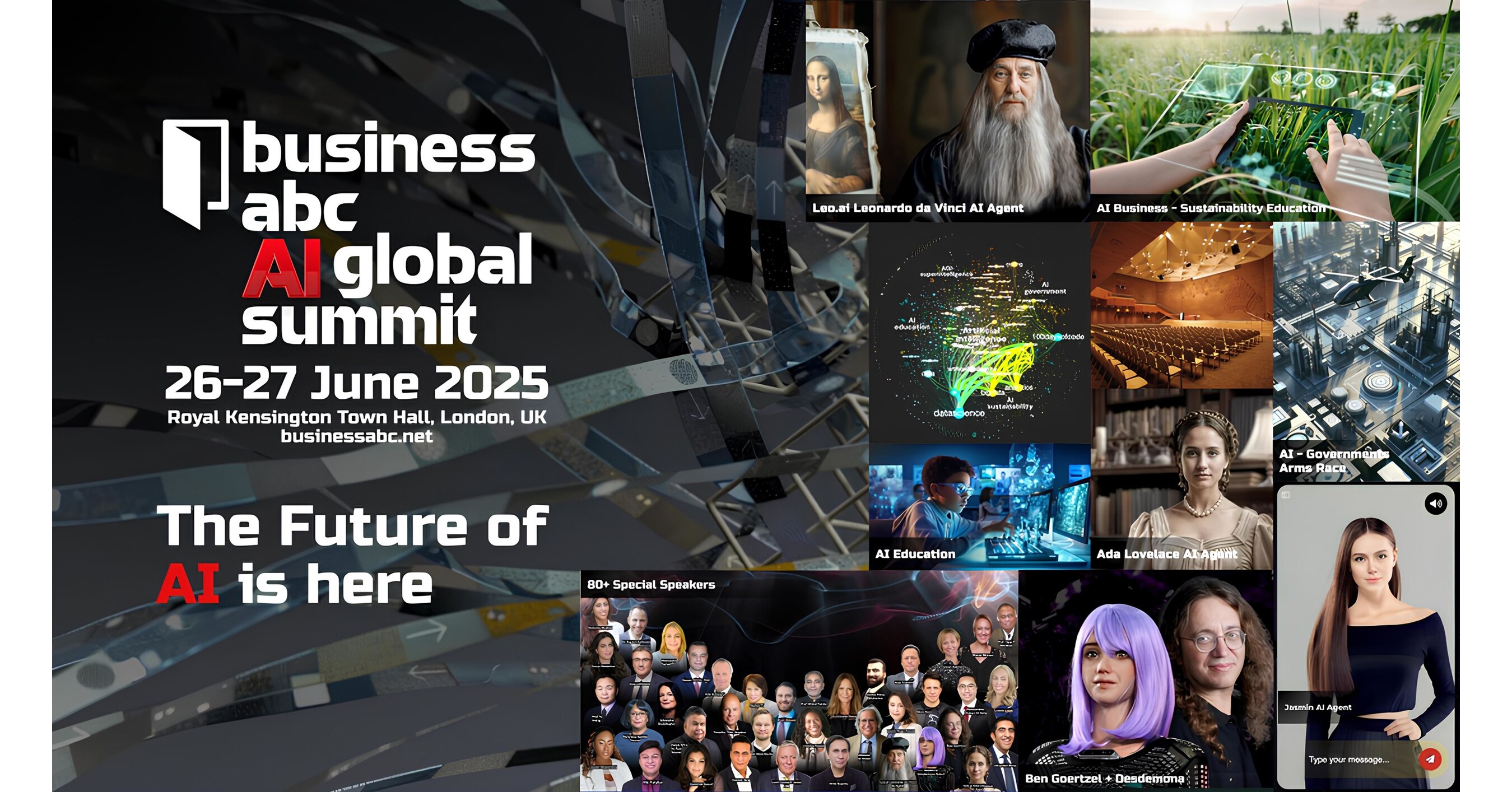 WORLD FIRST: AI AGENTS OF LEONARDO DA VINCI AND ADA LOVELACE KEYNOTES ...