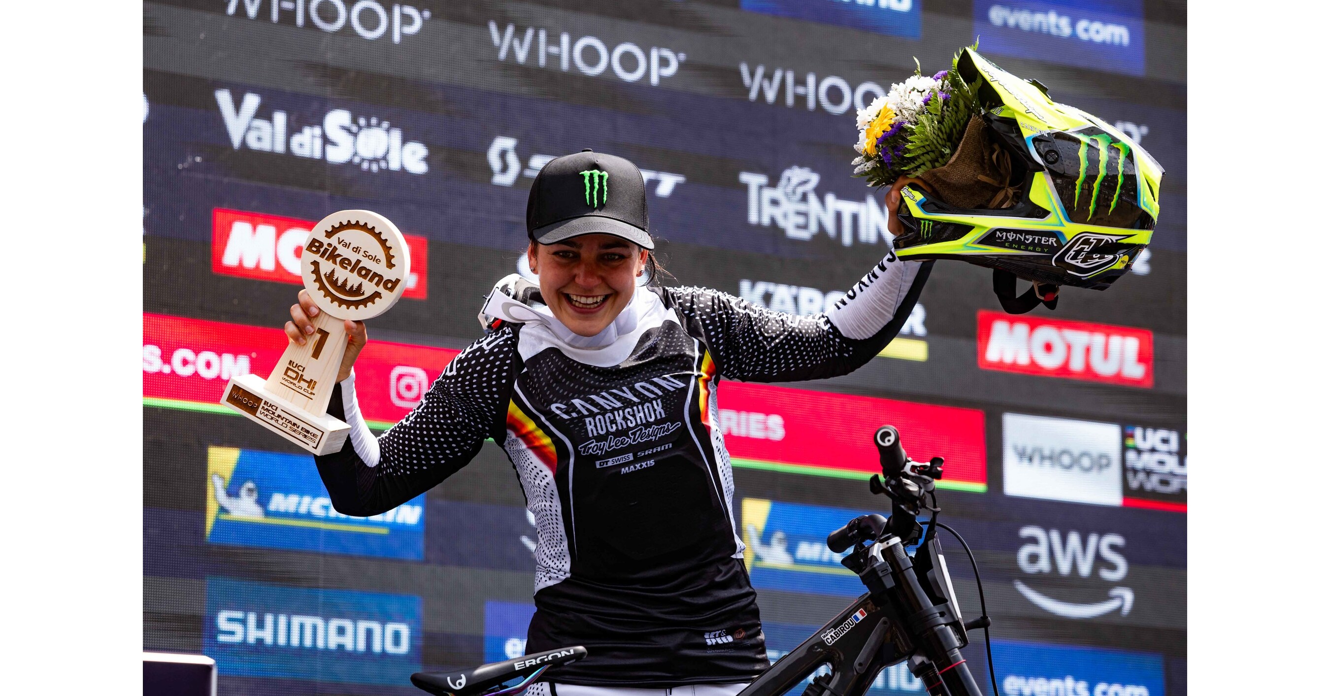 Monster Energy's Marine Cabirou Takes First Place at 2025 UCI Downhill ...