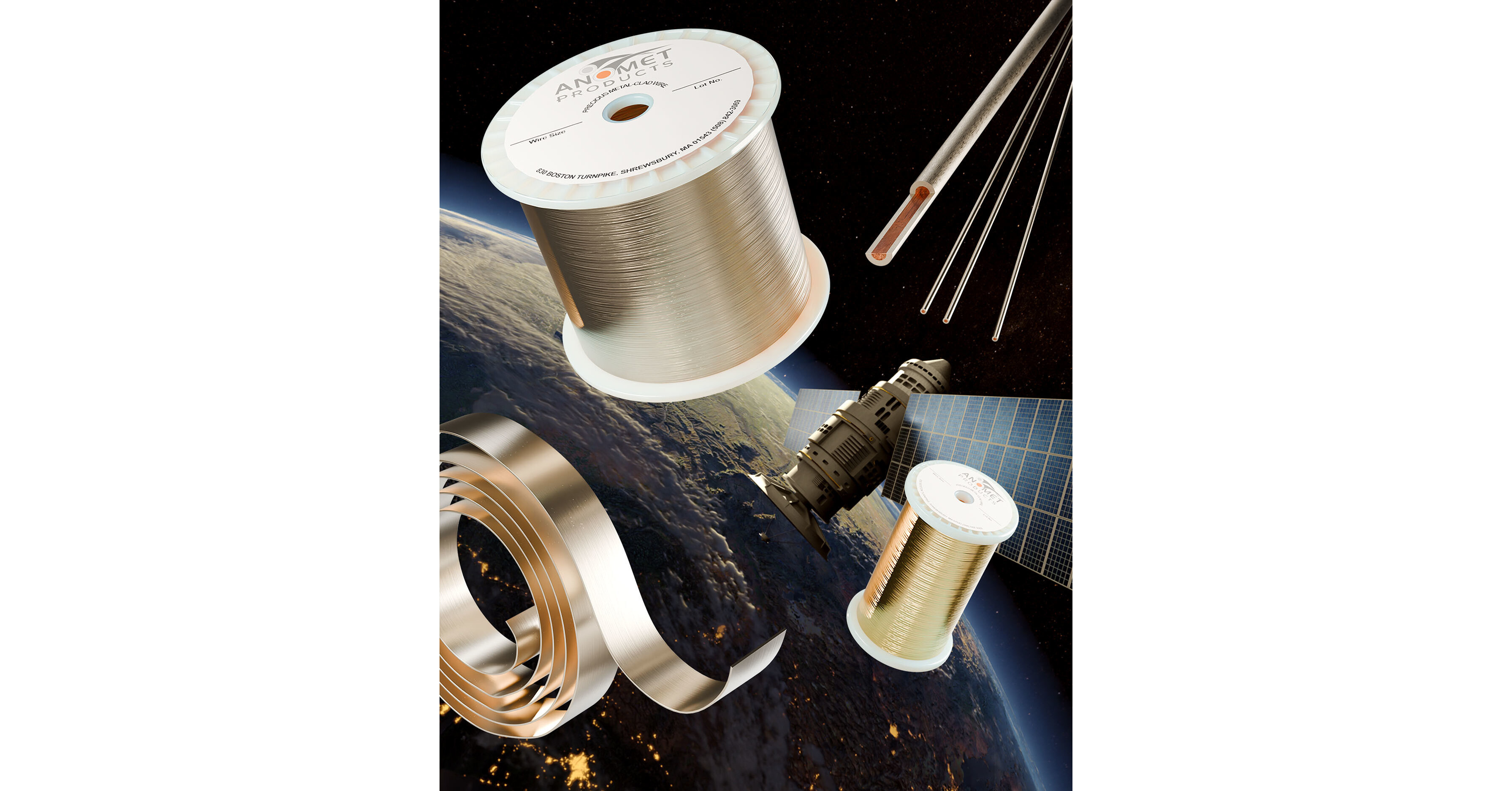PRECIOUS METAL CLAD WIRE FORMULATED FOR AEROSPACE REQUIREMENTS