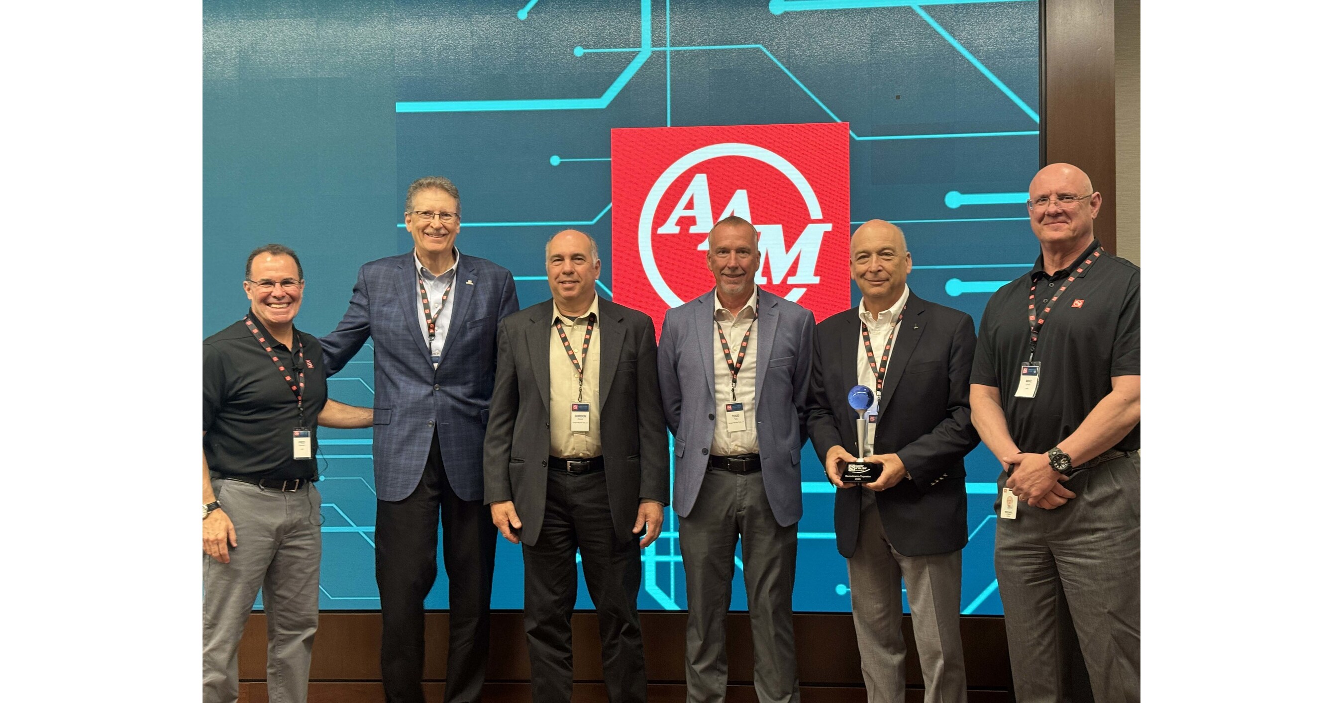 Okuma America Corporation Awarded 2025 Supplier of the Year By American ...