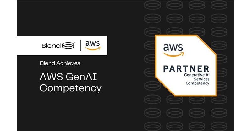 Blend Achieves AWS Generative AI Competency