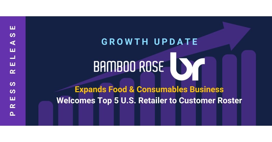 Bamboo Rose Expands Food & Consumables Business, Adds Top 5 U.S ...