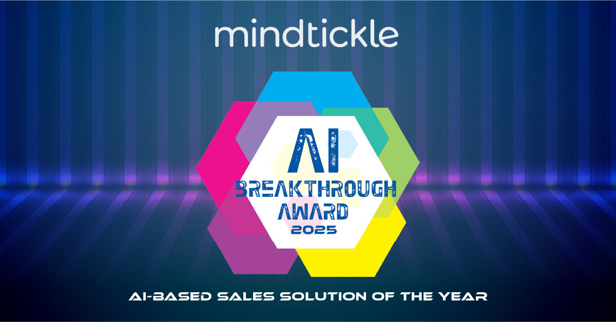Mindtickle Named "AI-based Sales Solution of the Year" in 2025 ...