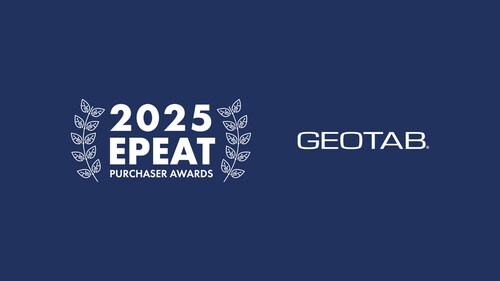 Geotab Honored as a Leader in Sustainable Electronics Procurement with a 2025 EPEAT Purchaser Award