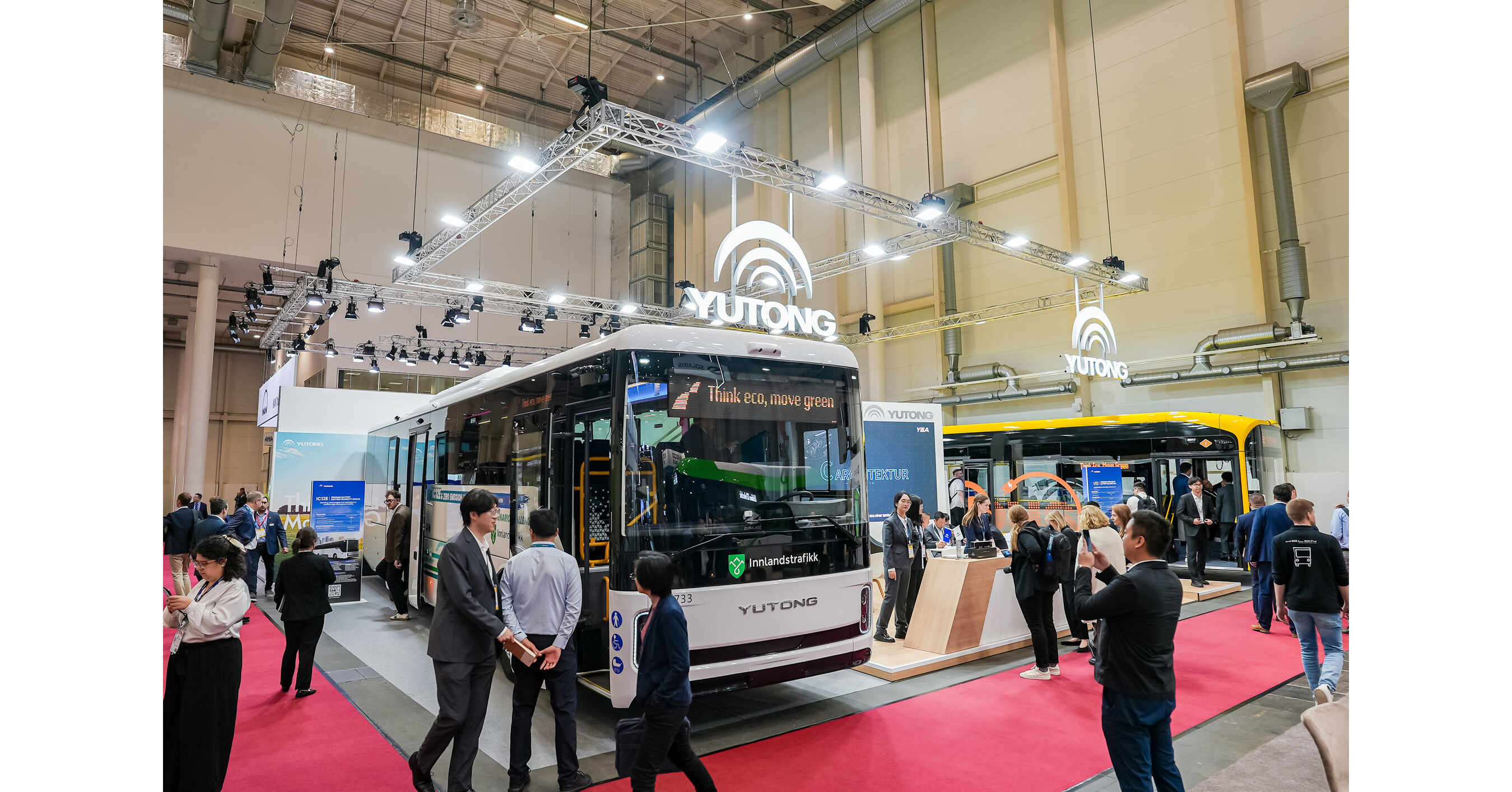 Yutong Debuts New Generation Battery Electric Intercity Bus IC12E at ...