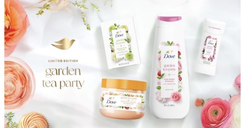 Dove Debuts Garden Tea Party-Inspired Body Care Collection Exclusively ...
