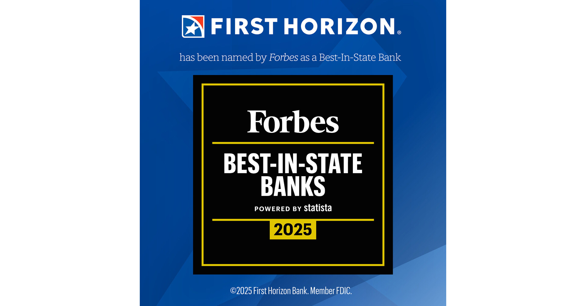 First Horizon Recognized on Forbes List of Best-In-State Banks
