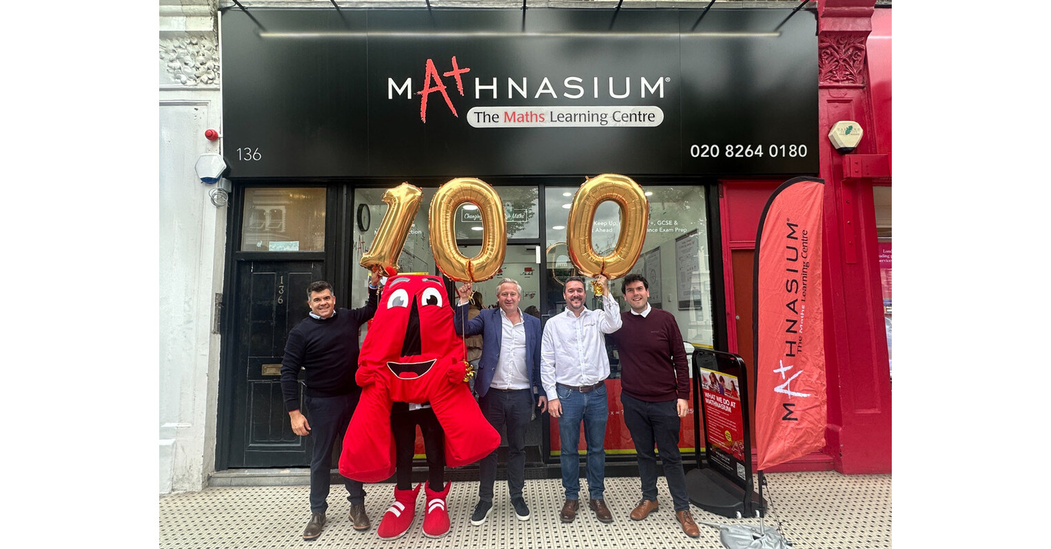 Mathnasium Celebrates Milestone Opening with its 100th International Center