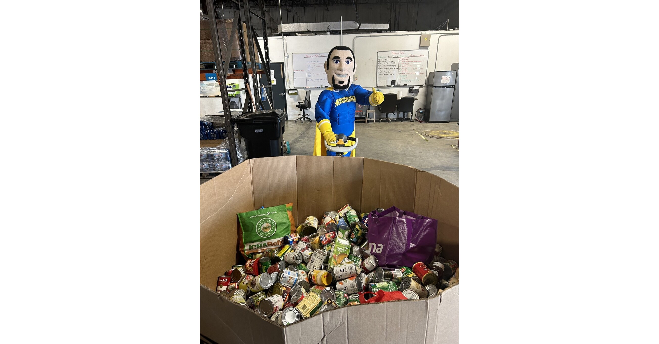 Good Greek Moving & Storage Named Mover of the Month by Move For Hunger