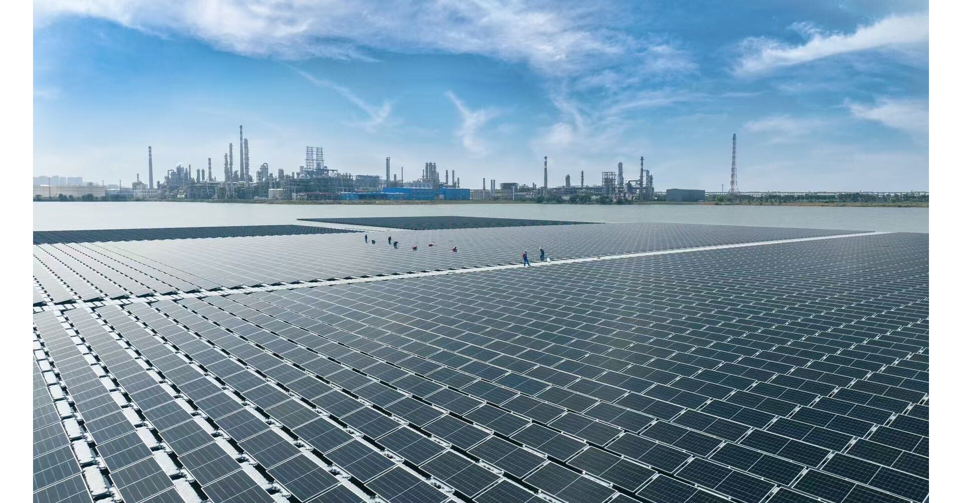 Sinopec lança o primeiro projeto fotovoltaico offshore flutuante da ...
