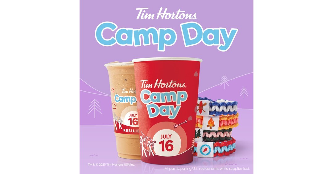 Tim Hortons® Camp Day is back on July 16 with 100% of purchase price ...
