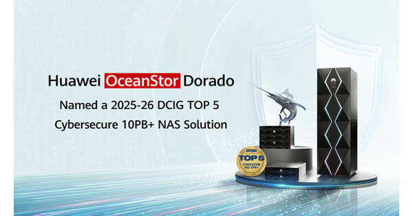 Huawei OceanStor Dorado All-Flash Storage é reconhecido como uma das 5 ...