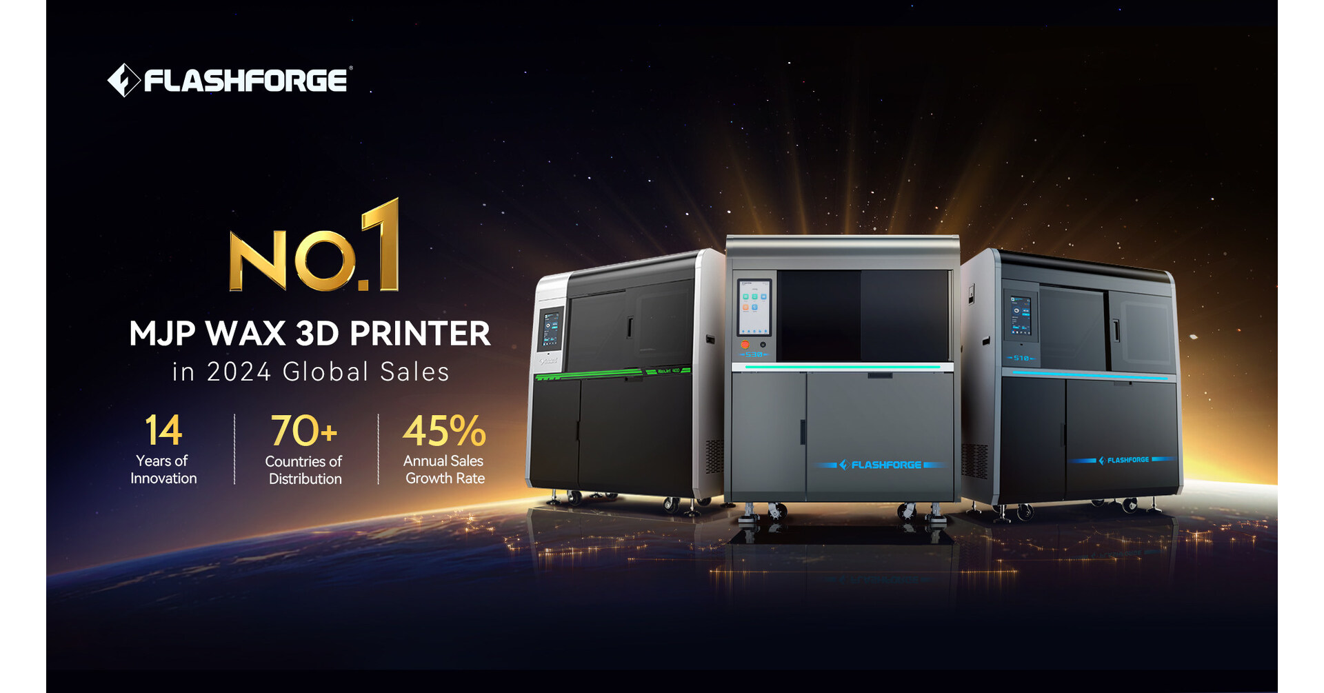 Flashforge's MJP Wax 3D Printer Crowned 2024 Global Bestseller ...