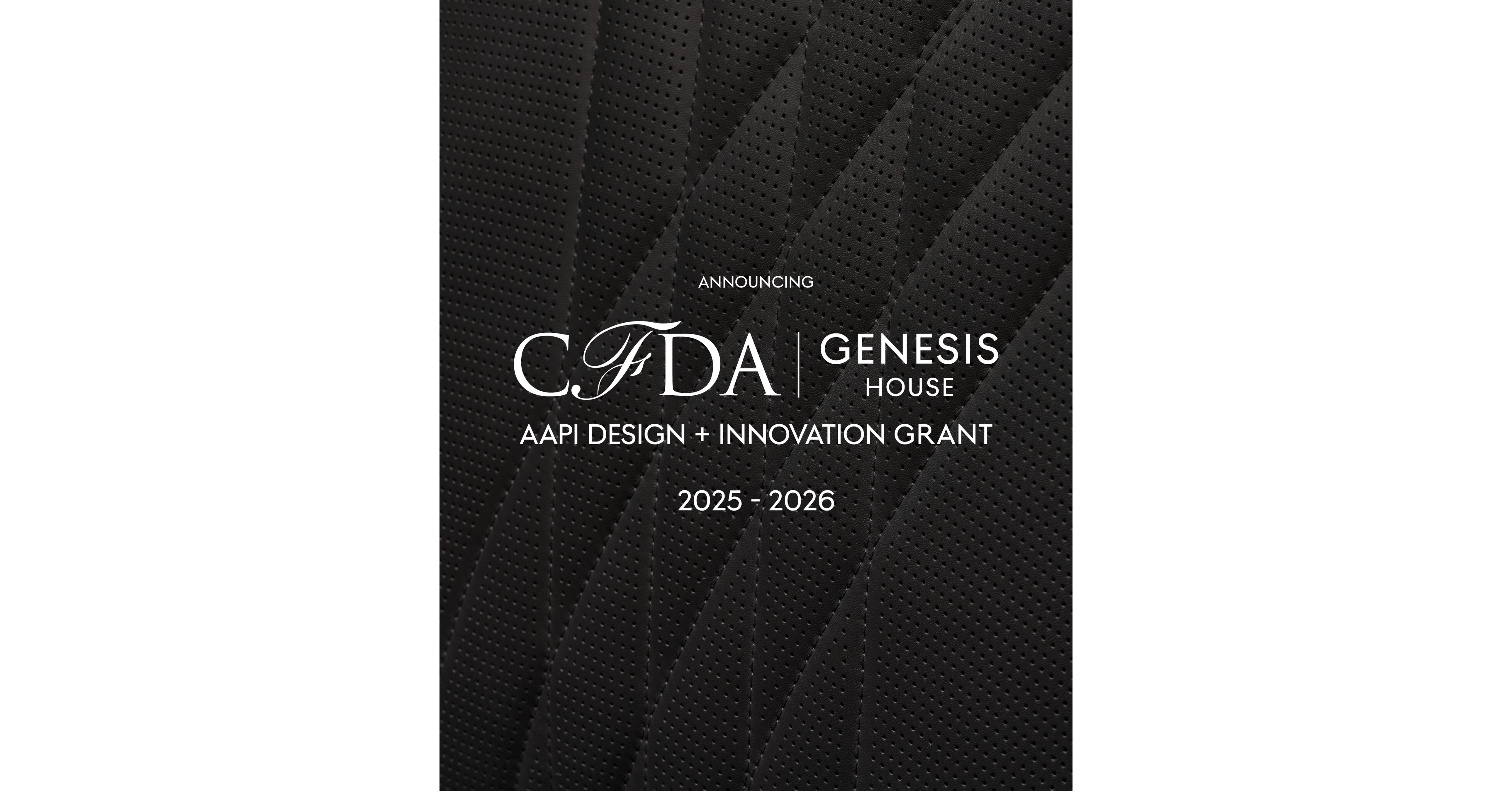 SUBMISSIONS NOW OPEN FOR THIRD ANNUAL CFDA | GENESIS HOUSE AAPI DESIGN ...