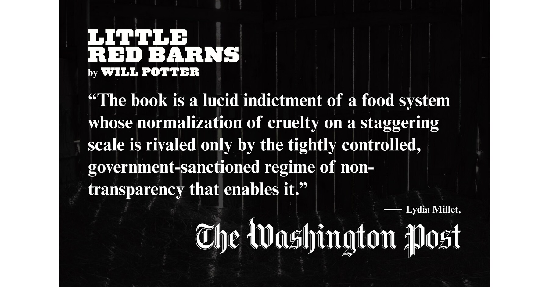 Little Red Barns Exposes Big Ag's War on Press Freedom and Democracy