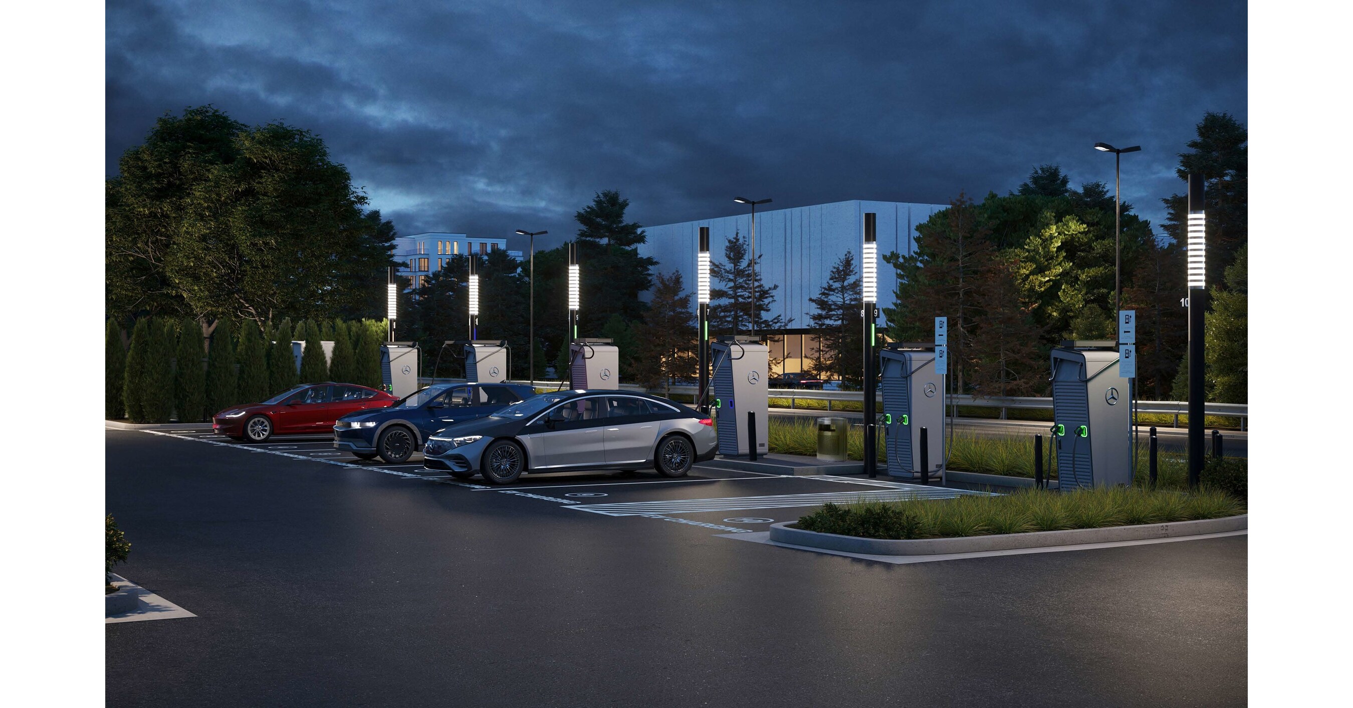 Federal Realty and Mercedes-Benz High-Power Charging Forge Landmark EV ...