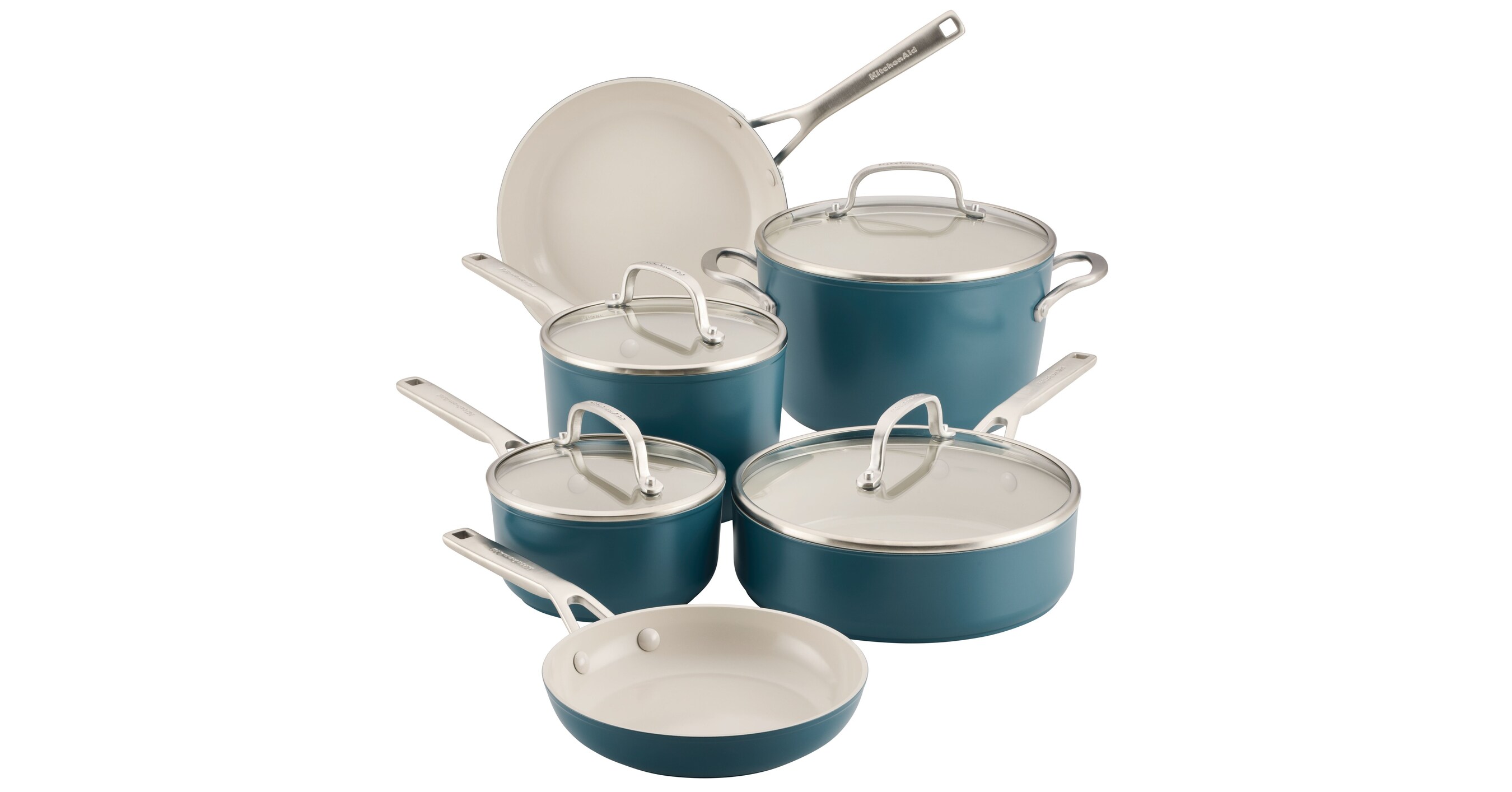 NEW KITCHENAID® HARD-ANODIZED CERAMIC INDUCTION COOKWARE