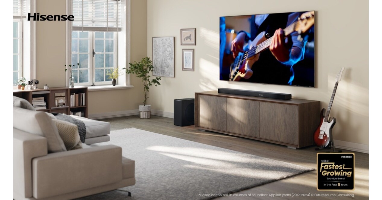 Hisense fue nombrada la marca mundial de barras de sonido de más rápido ...