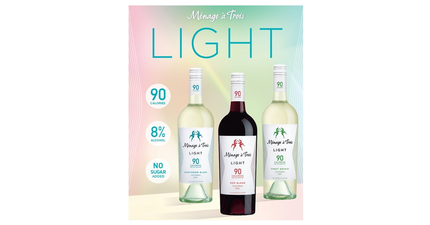 MÉNAGE À TROIS WINES LAUNCHES LIGHT SAUVIGNON BLANC