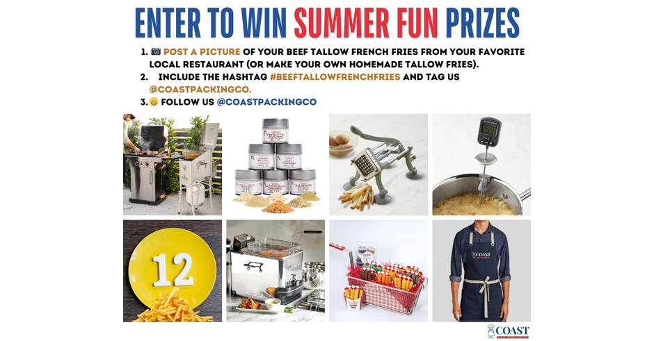 Coast Packing Launches 8th Annual #BeefTallowFrenchFries Contest with ...
